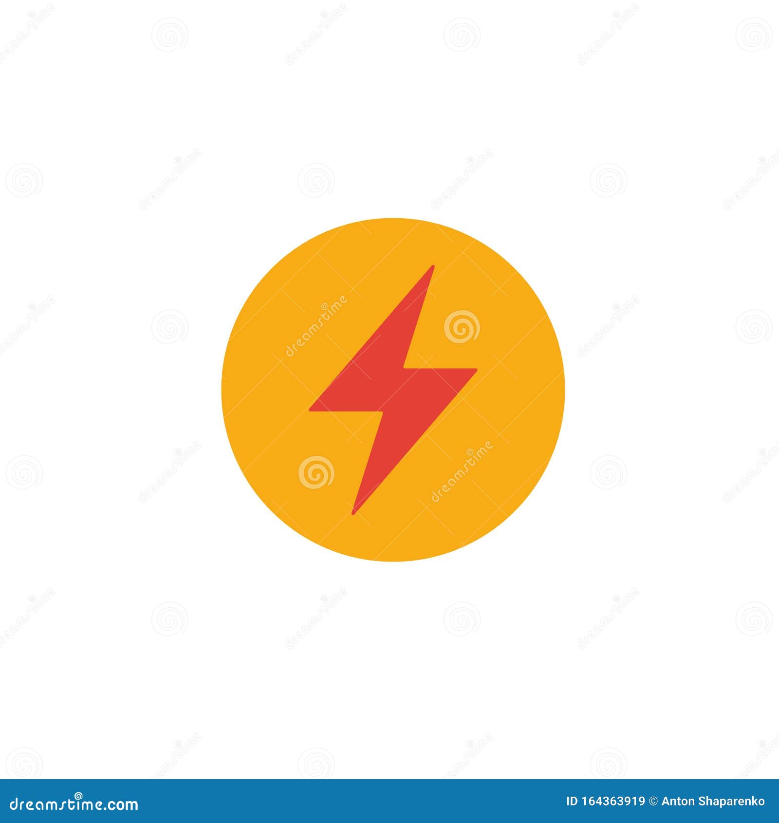 Power Sing Icon. Simple Flat Element from Power and Energy Collection ...