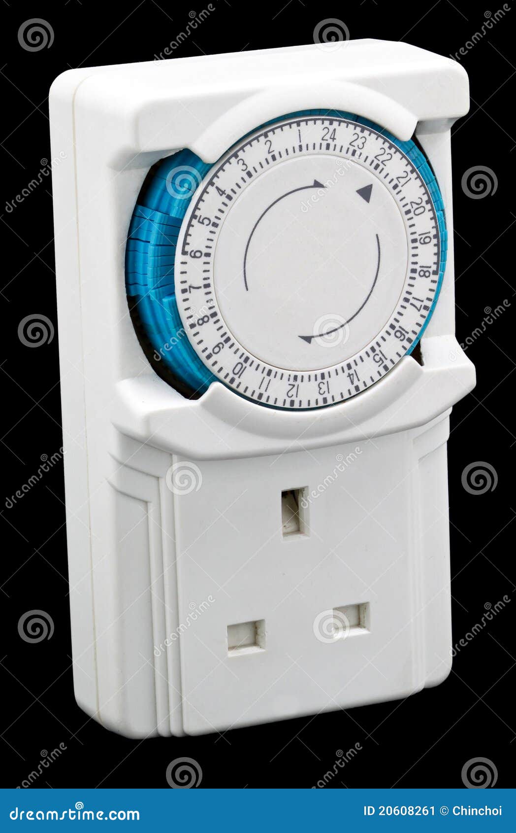 Power Socket with Adjustable Timer Stock Image - Image of control ...