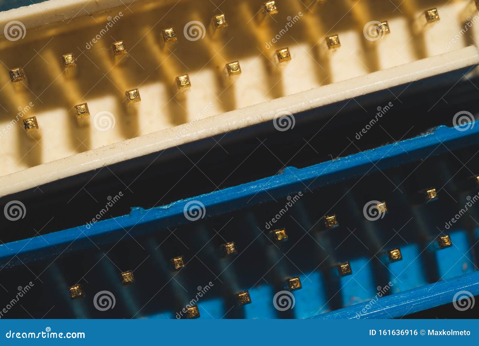 Power Socket on Motherboard. Connector on the Circuit Board of Computer ...