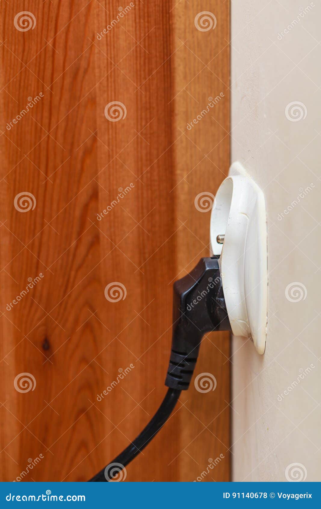 Power Socket Outlet with Electric Plug Stock Photo - Image of energy ...