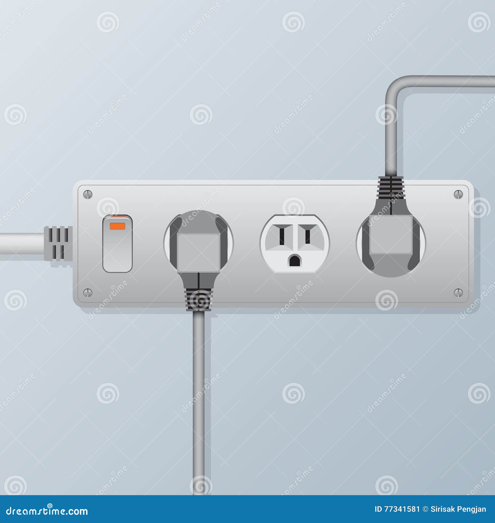 Plugs And Socket Types. Uk, Us, Eu, Au, Universal, Three-pin, Two-pin ...
