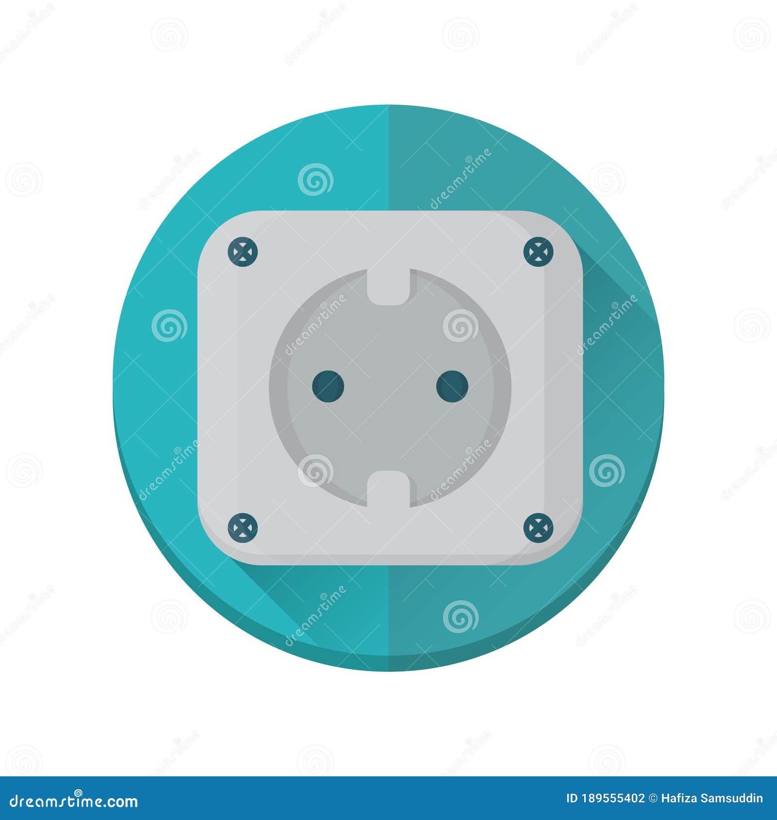 Power Socket. Vector Illustration Decorative Design Stock Vector ...