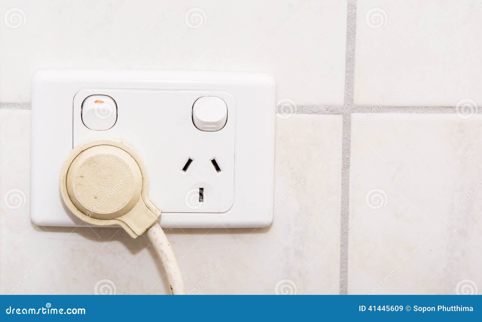 Power socket stock image. Image of voltage, equipment - 41445609