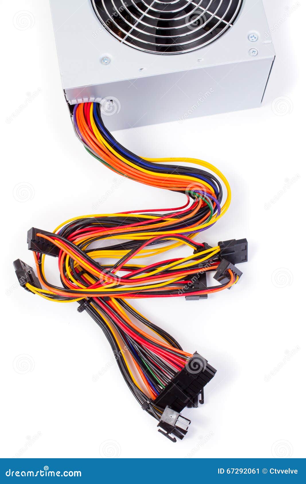 Power source for computer stock image. Image of electricity - 67292061