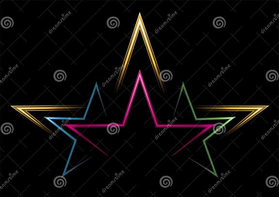 Power of stars stock vector. Illustration of shape, lightning - 19432795