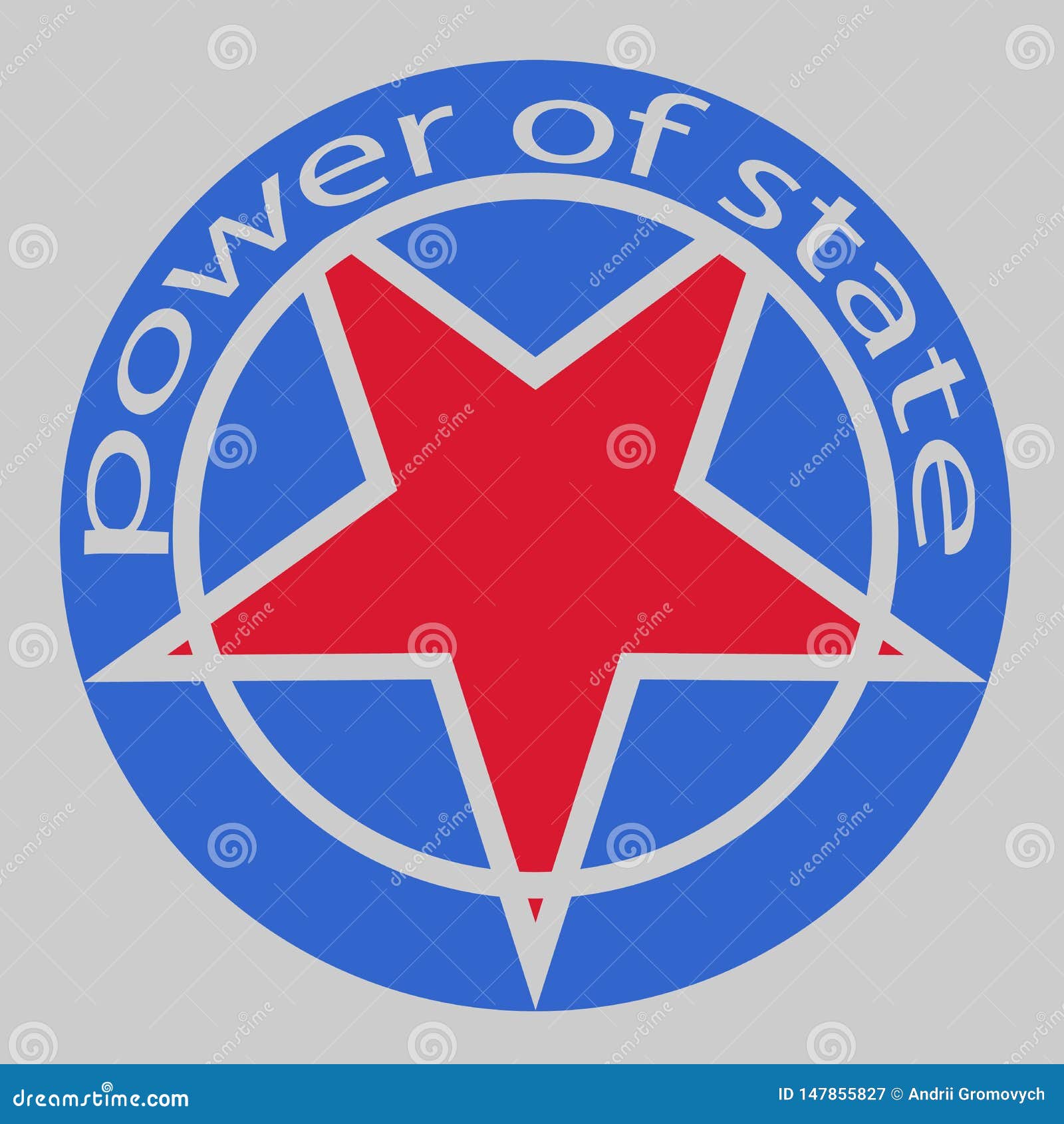 Power of State. Symbol. Character. Simple Decoration. Stock ...