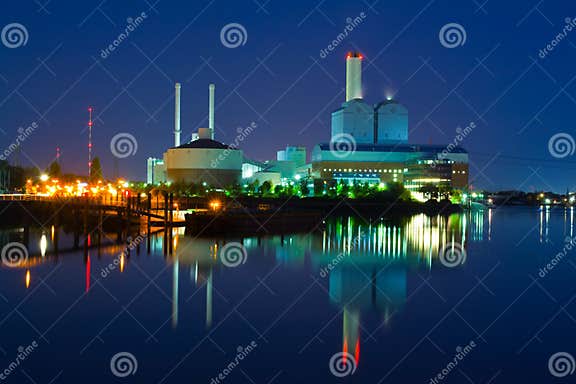 Power station stock image. Image of power, buildings - 10979261