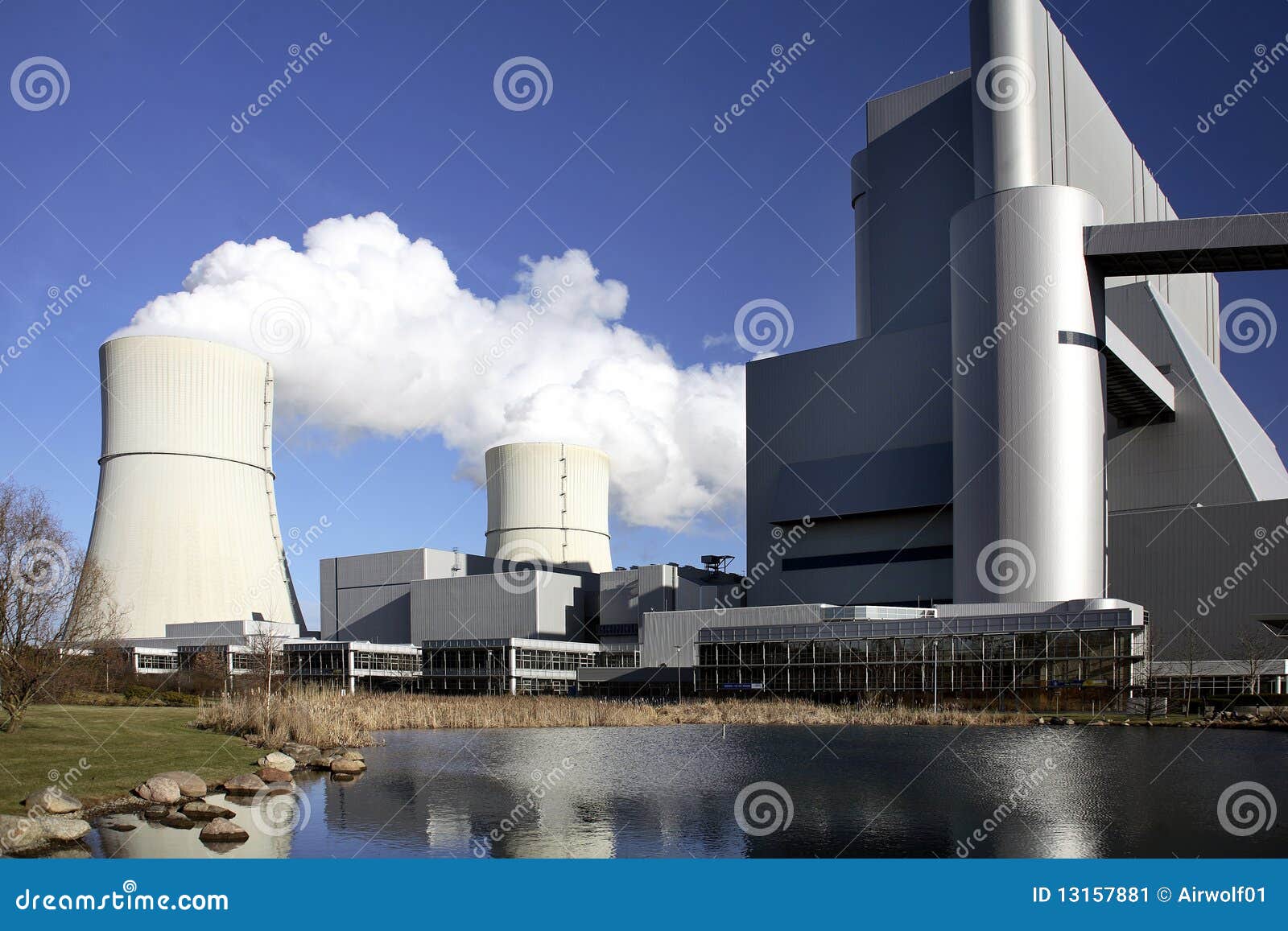 Power Station stock image. Image of plant, energy, tower - 13157881