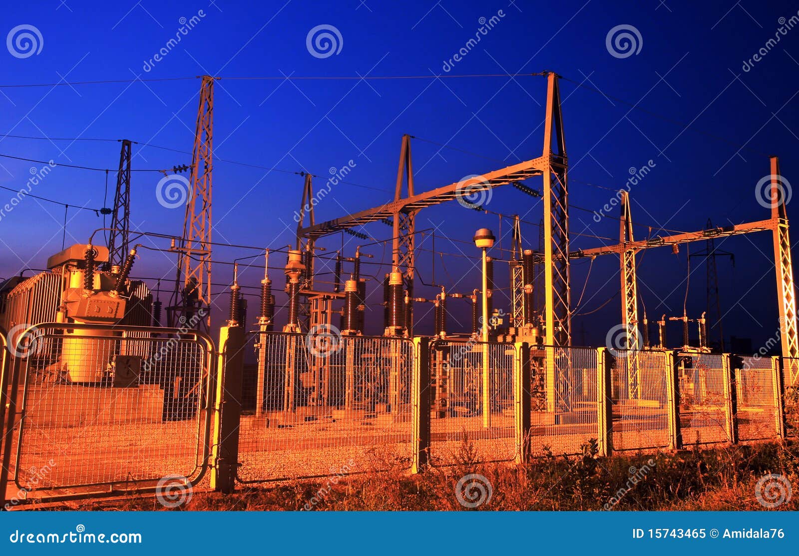 Power station stock image. Image of generating, station - 15743465