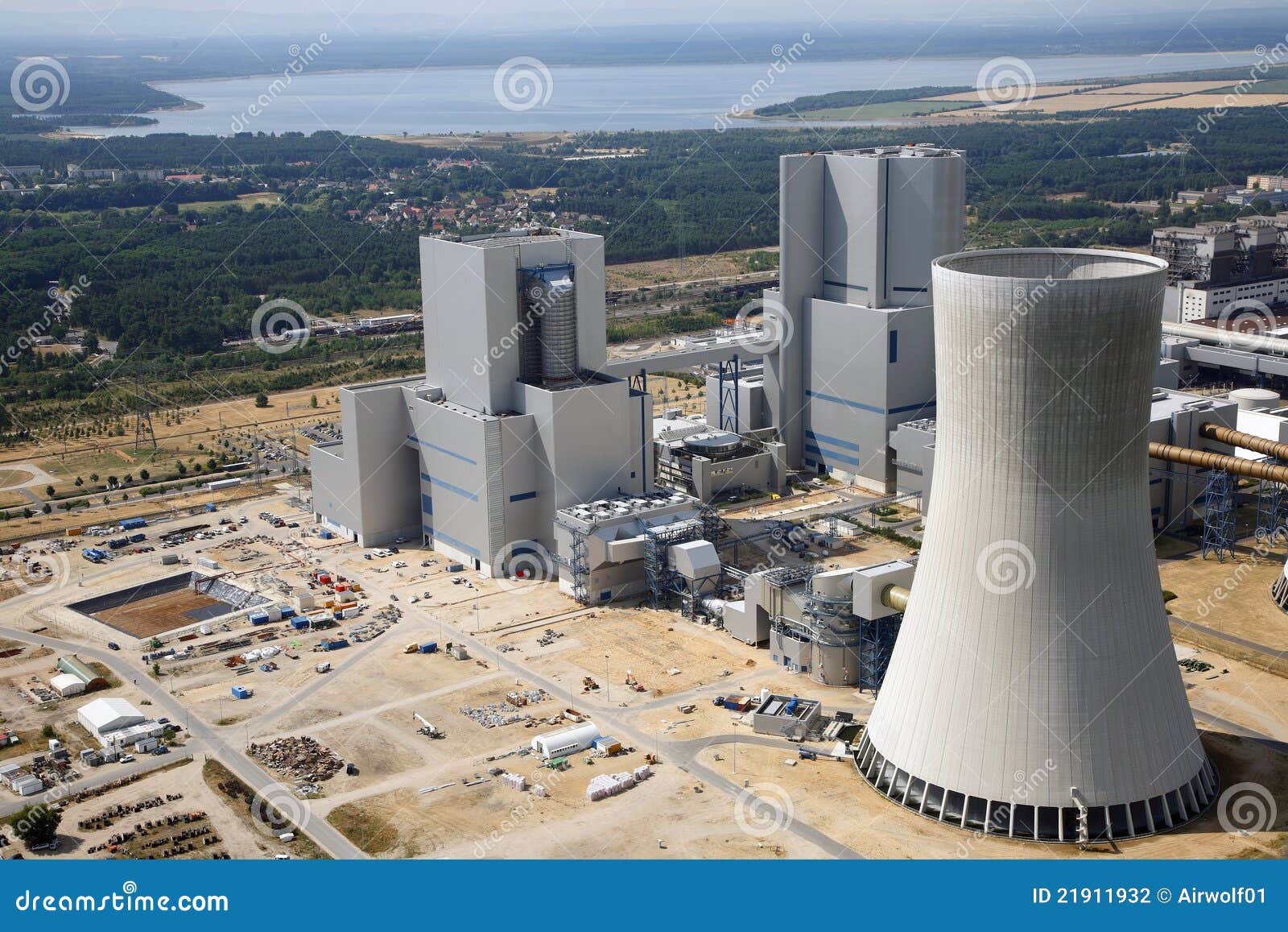 Power Station stock photo. Image of electricity, smoke - 21911932