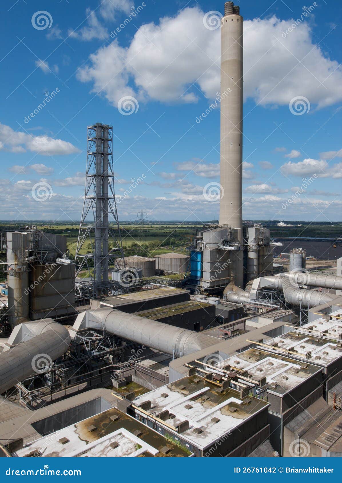 Power Station stock photo. Image of engineering, energy - 26761042