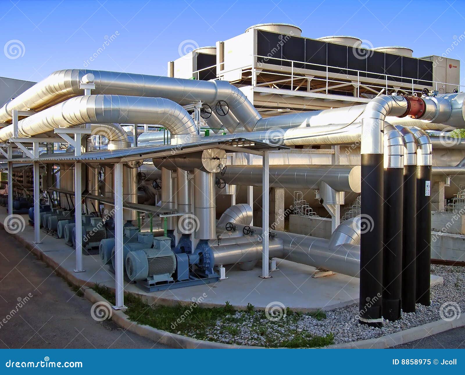 Power Station stock image. Image of thermal, electricity - 8858975