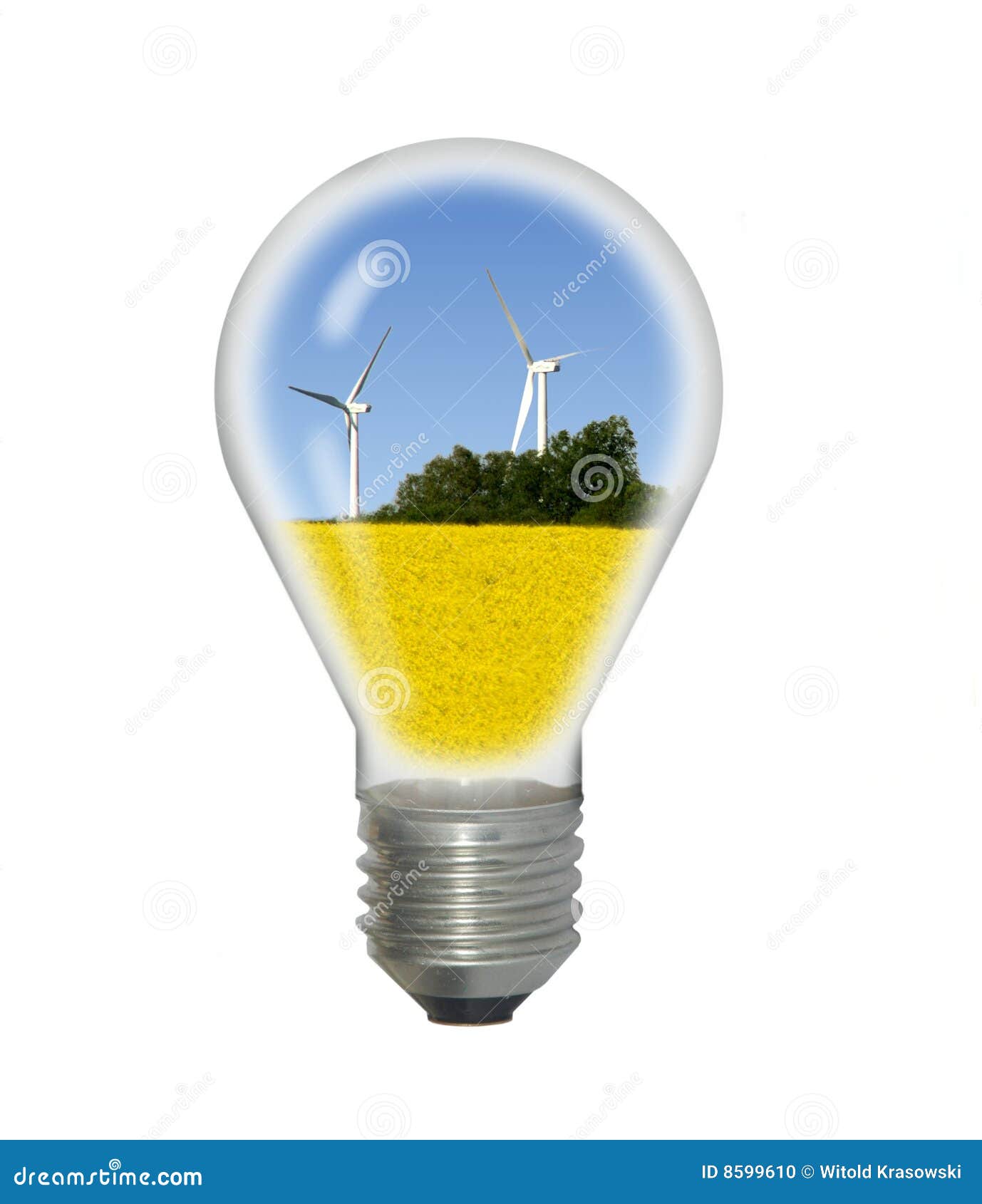 Power station in bulb stock photo. Image of electric, electricity - 8599610