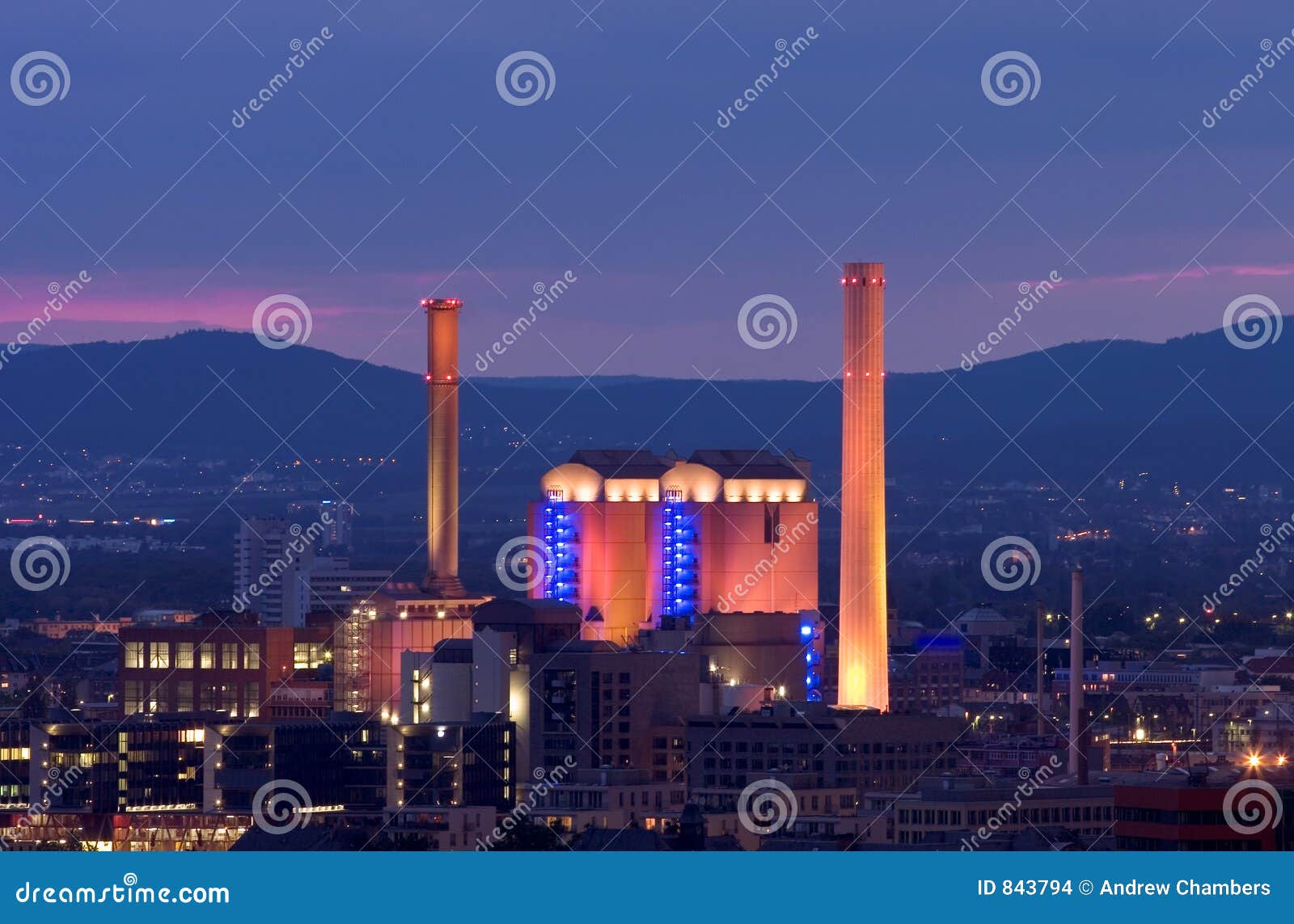 Power Station in Germany stock photo. Image of station - 843794