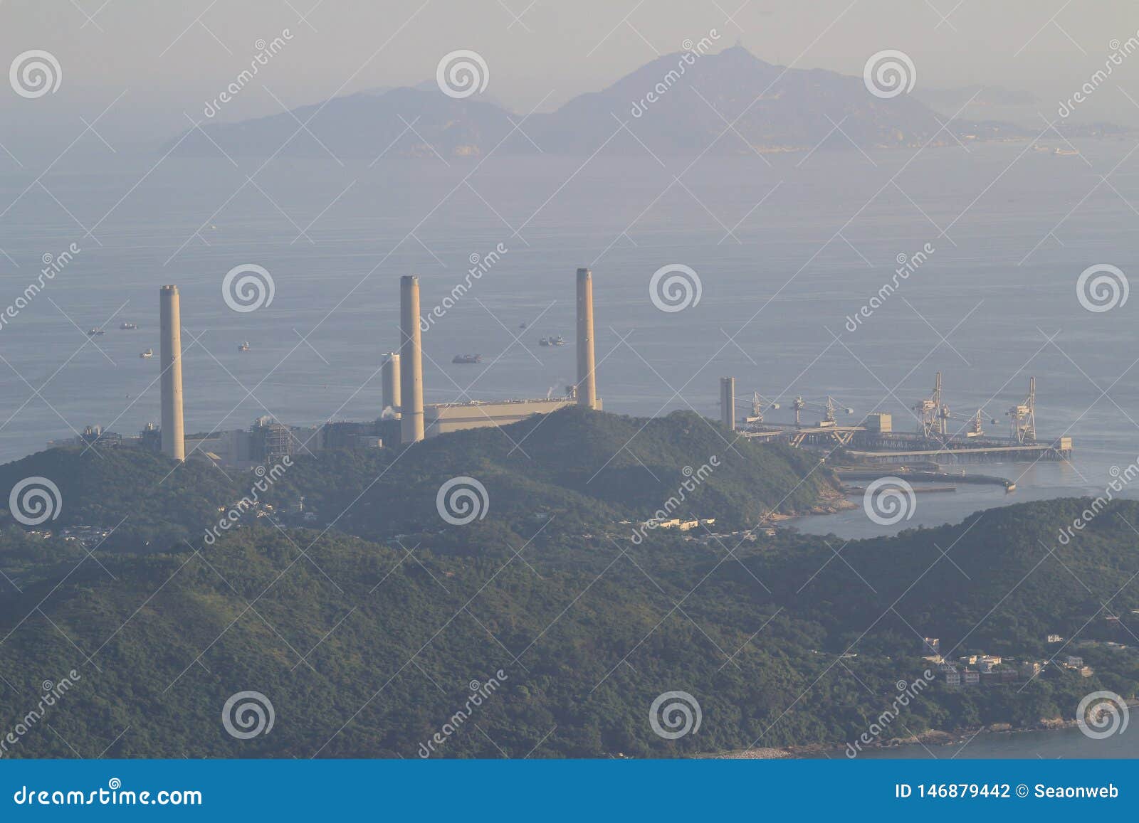 Power Station in Lamma Island, 28 June 2014 Stock Photo - Image of ...