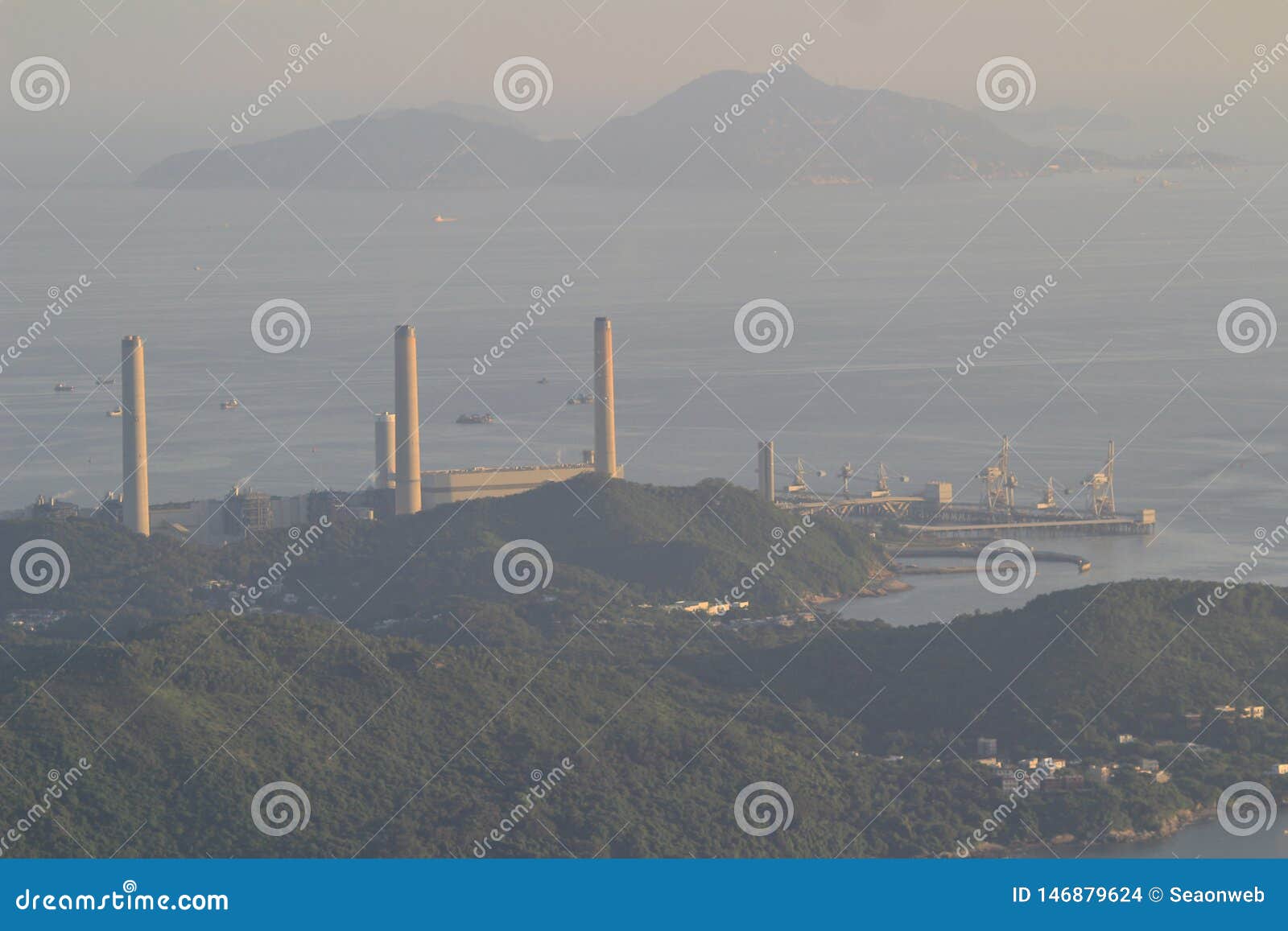 Power Station in Lamma Island, 28 June 2014 Stock Photo - Image of ...
