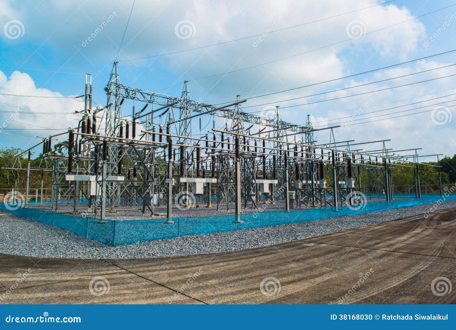 Power Station for Making Electric Energy Stock Photo - Image of cscs ...