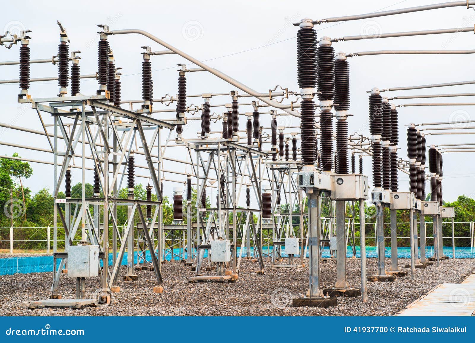 Power Station for Making Electric Energy Stock Photo - Image of ...