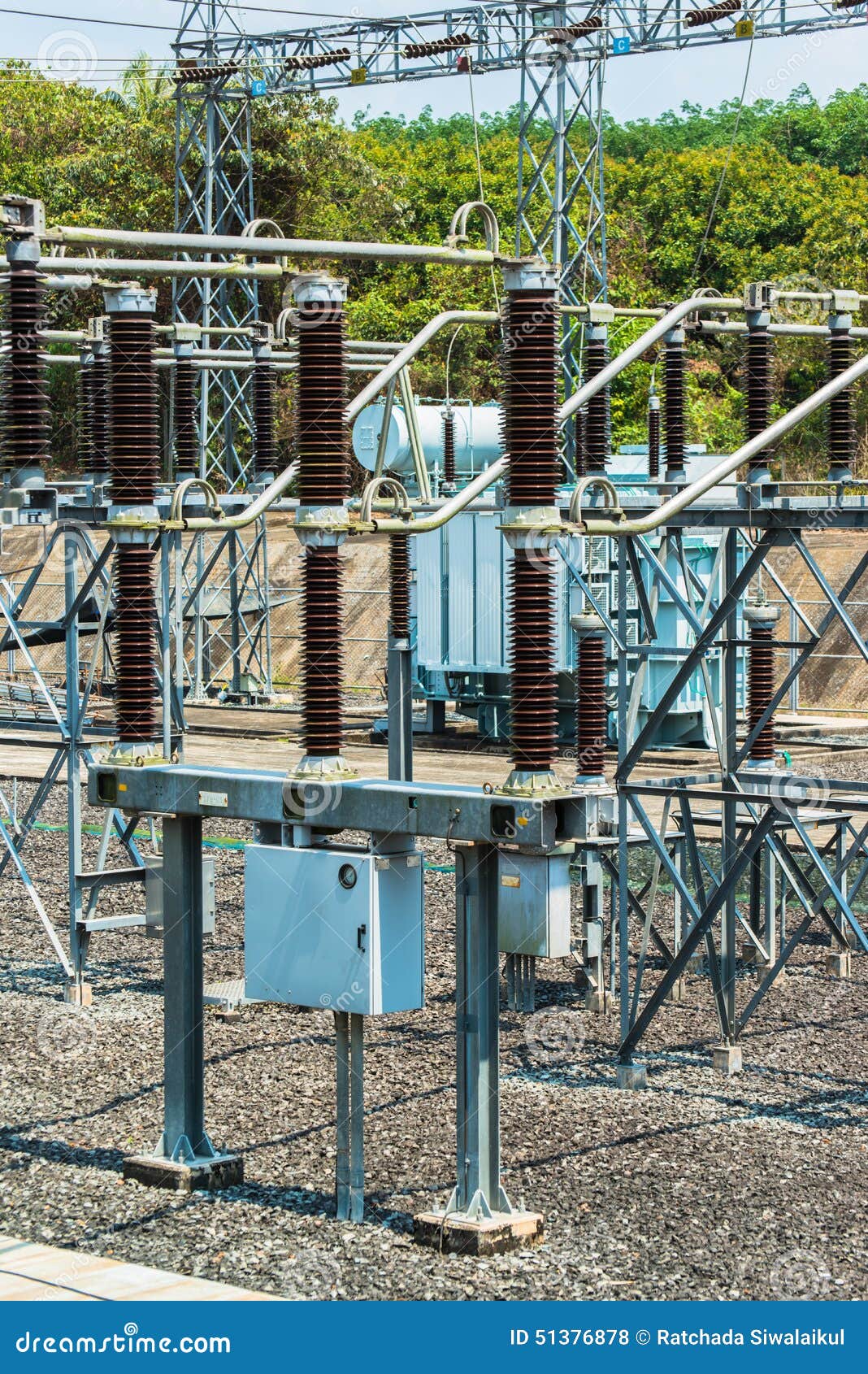 Power Station for Making Electric Energy Stock Photo - Image of ...