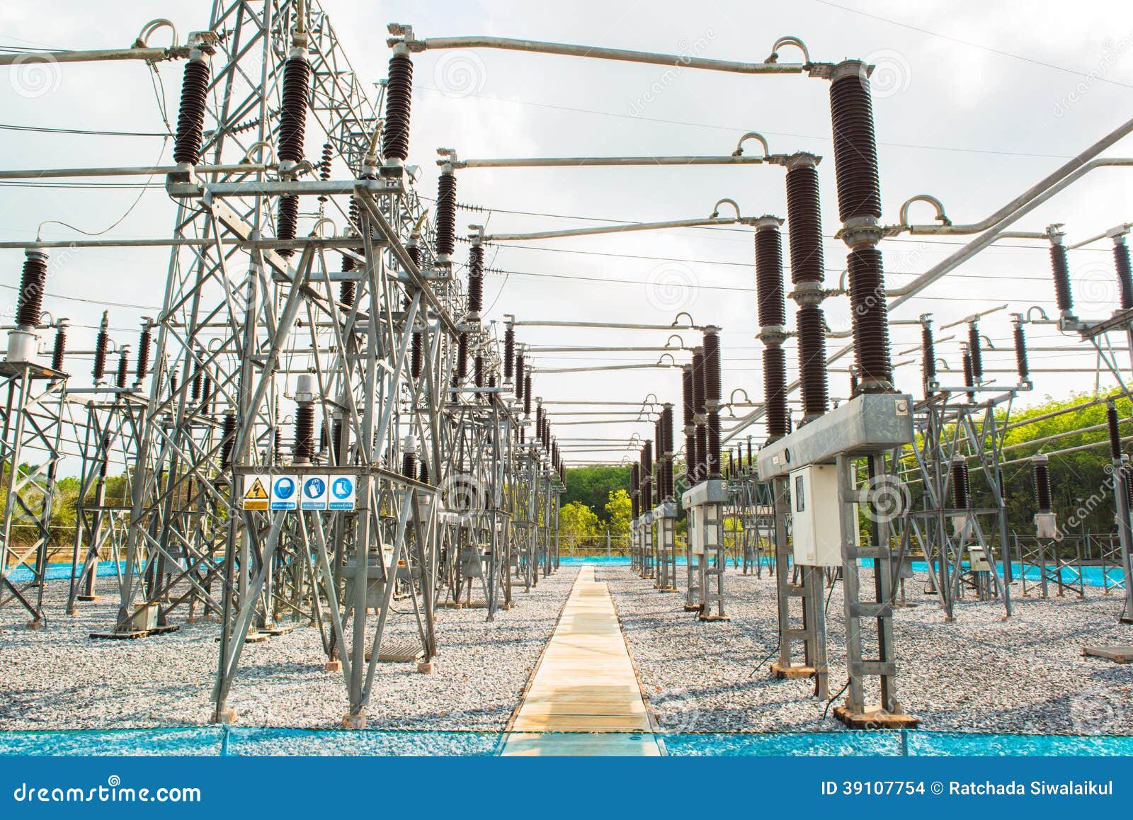 Power Station for Making Electricity Stock Photo - Image of generation ...