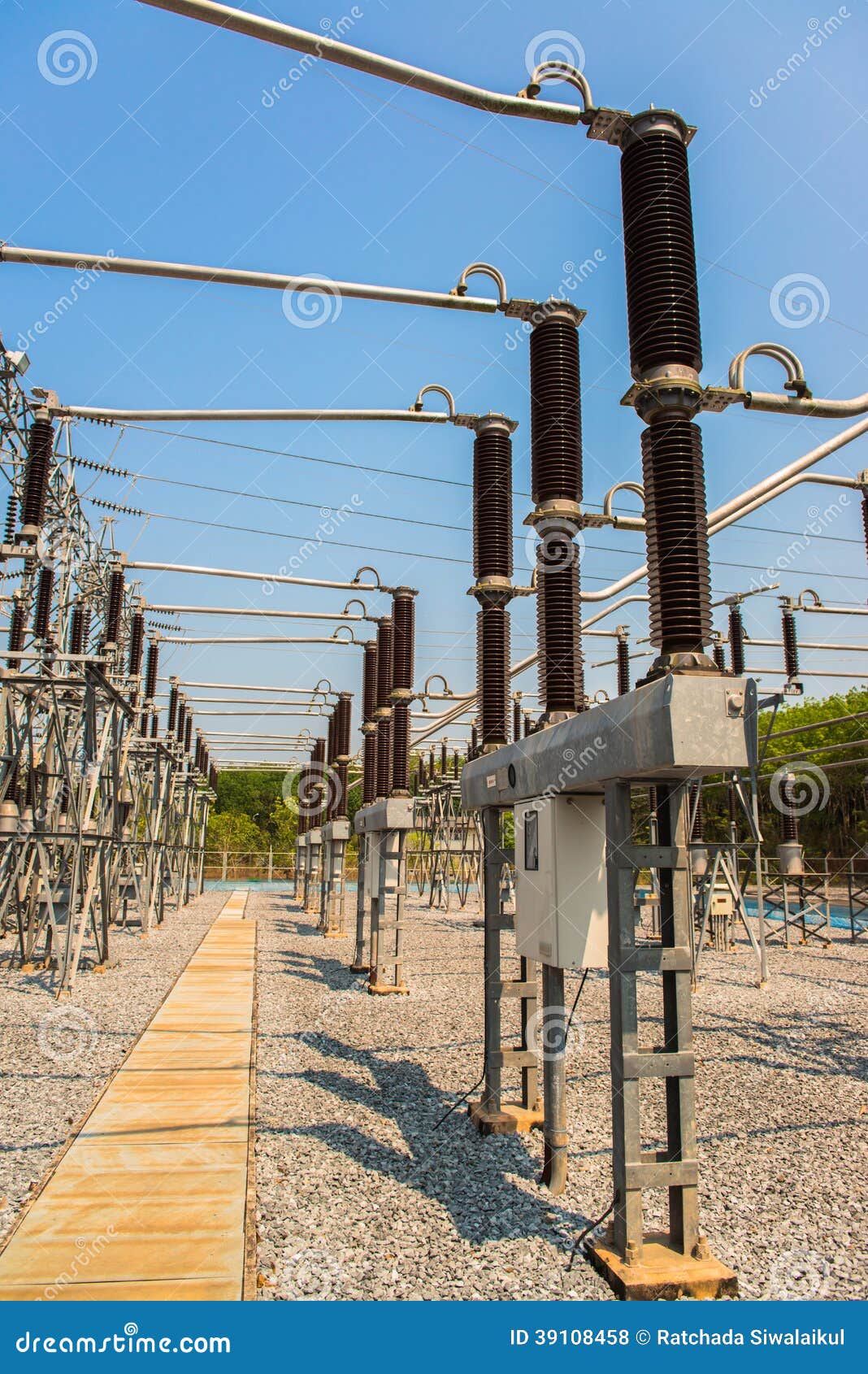 Power Station for Making Electricity Stock Photo - Image of electrical ...