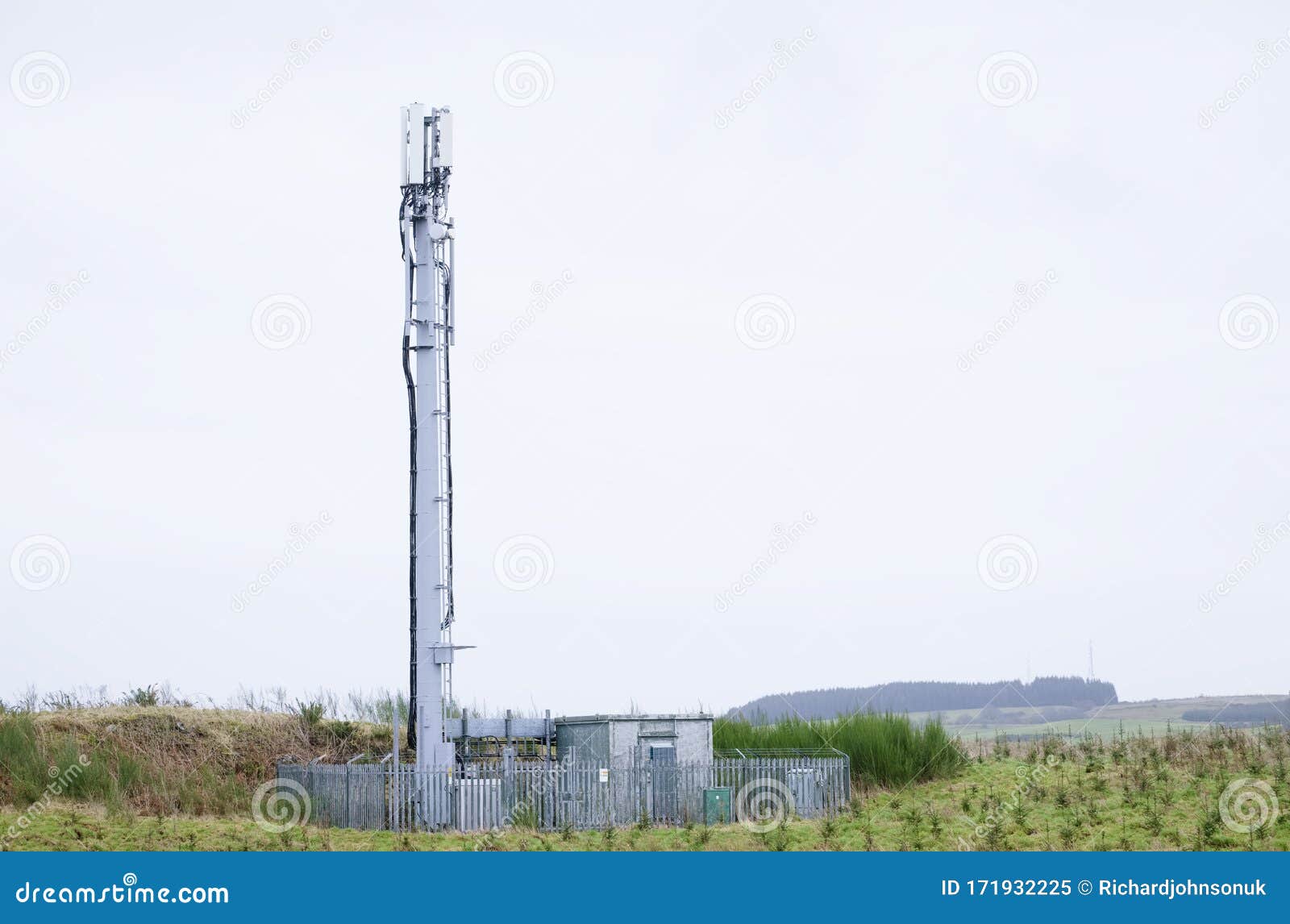 Power Station Provider of Electric Power Tower Stock Image - Image of ...