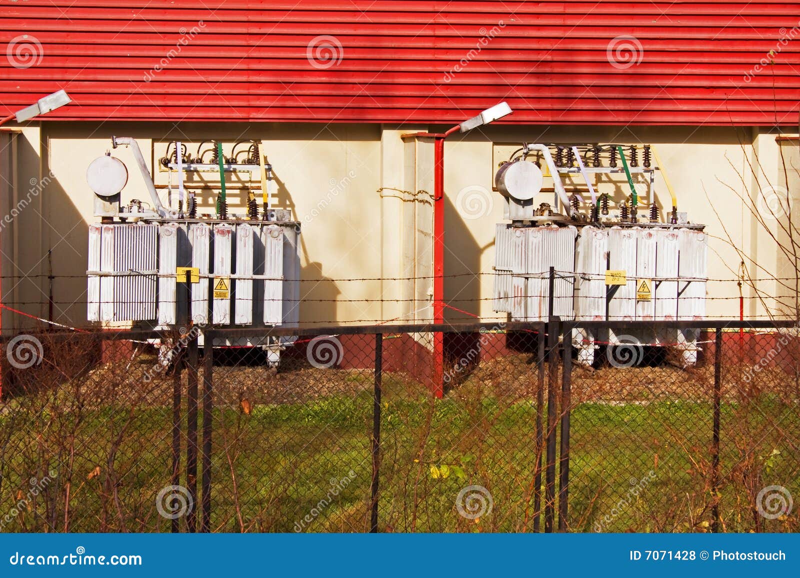 Power station transformers stock photo. Image of power - 7071428