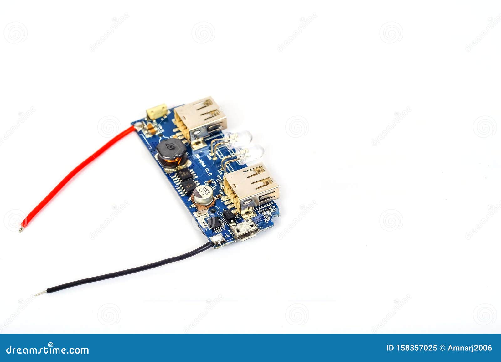 Power Step Up Module for Power Bank Part Stock Image - Image of ...