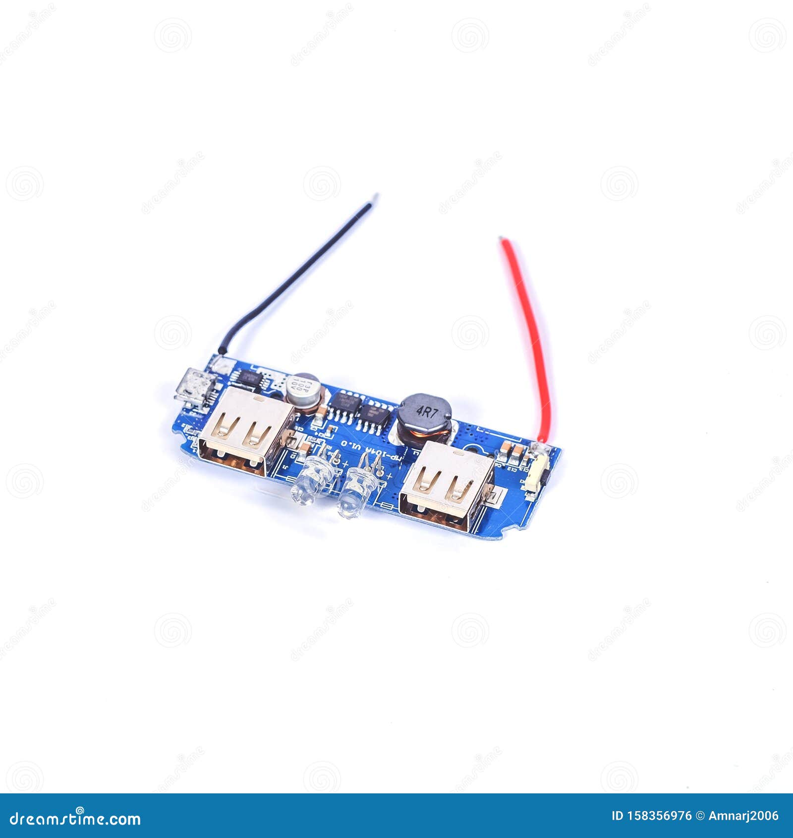 Power Step Up Module for Power Bank Spare Stock Photo - Image of work ...