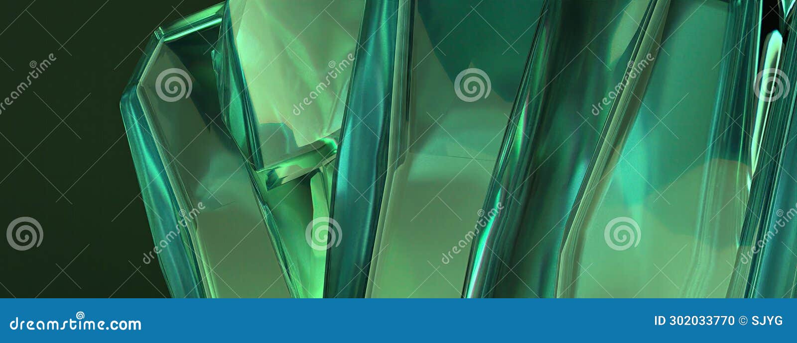 Power Stone Like Emerald Ore Cool and Refreshing Elegant Modern 3D ...