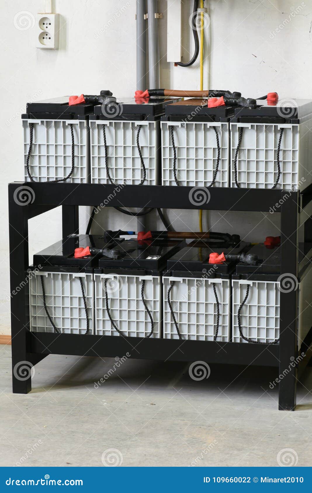 Power storage batteries stock photo. Image of black - 109660022