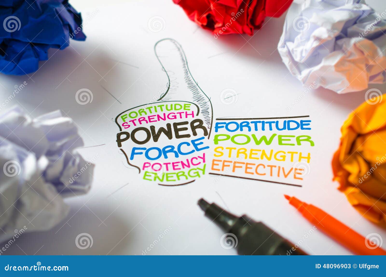 Power and strength stock image. Image of creativity, design - 48096903