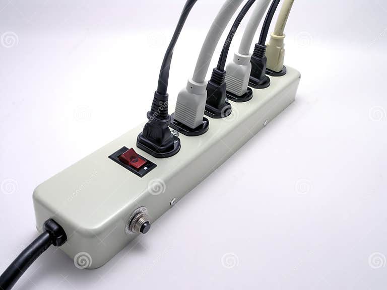 Power Strip - 1 stock photo. Image of surge, technology - 1715666