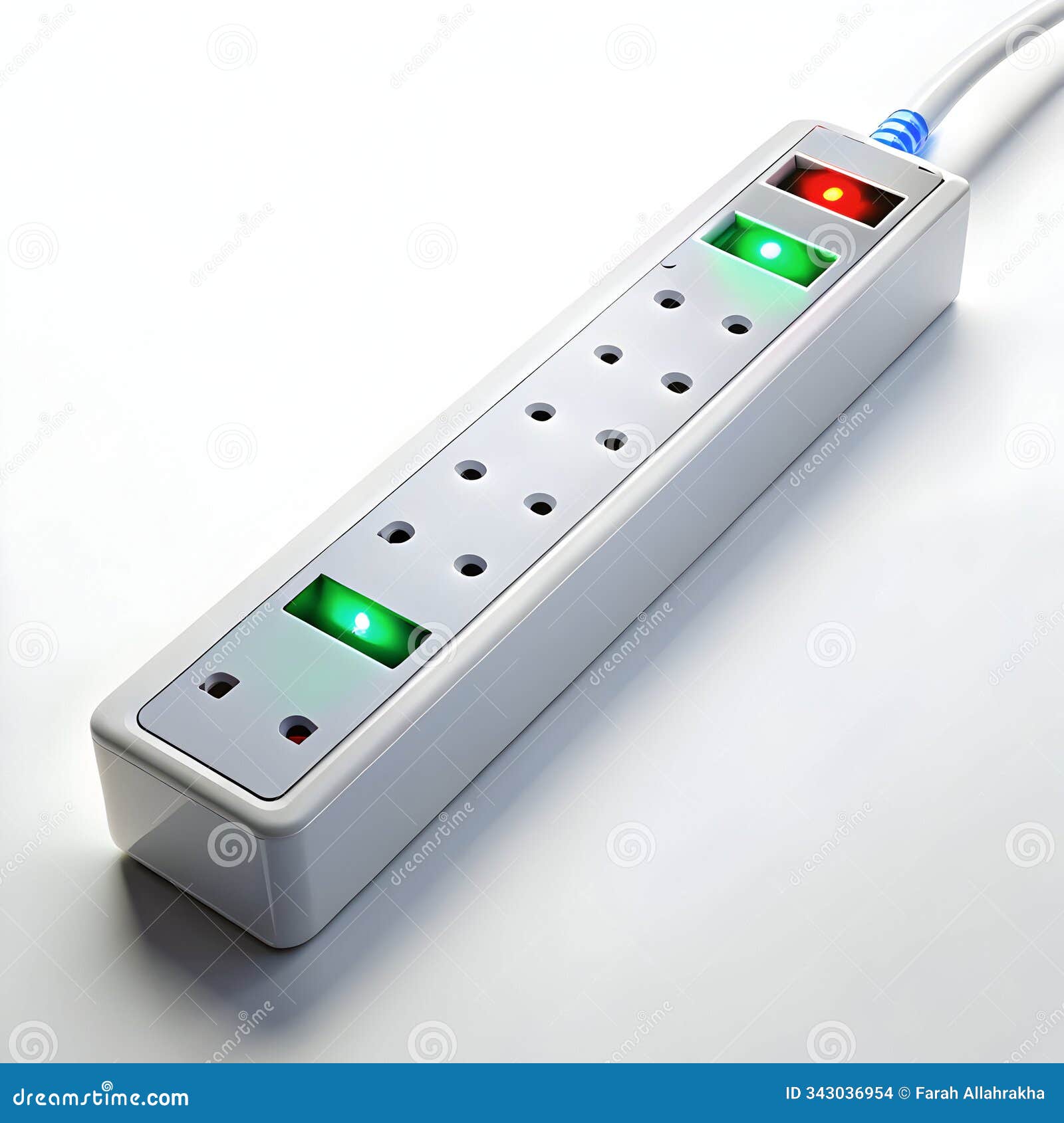 A Power Strip with Smart Features and LED Indicators Enhances ...