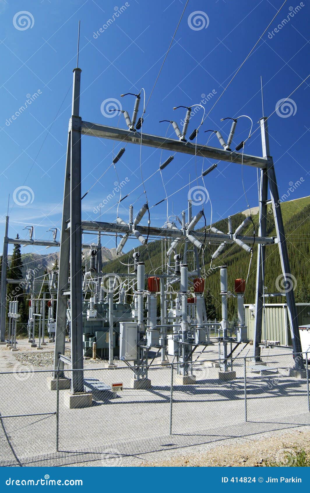 Power substation stock photo. Image of electric, system - 414824