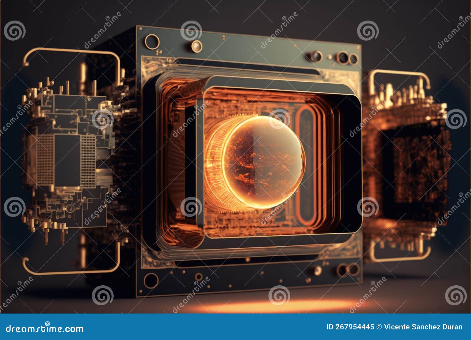 The Power of the Sun in the Solar Panels, Generative Ai Stock Image ...