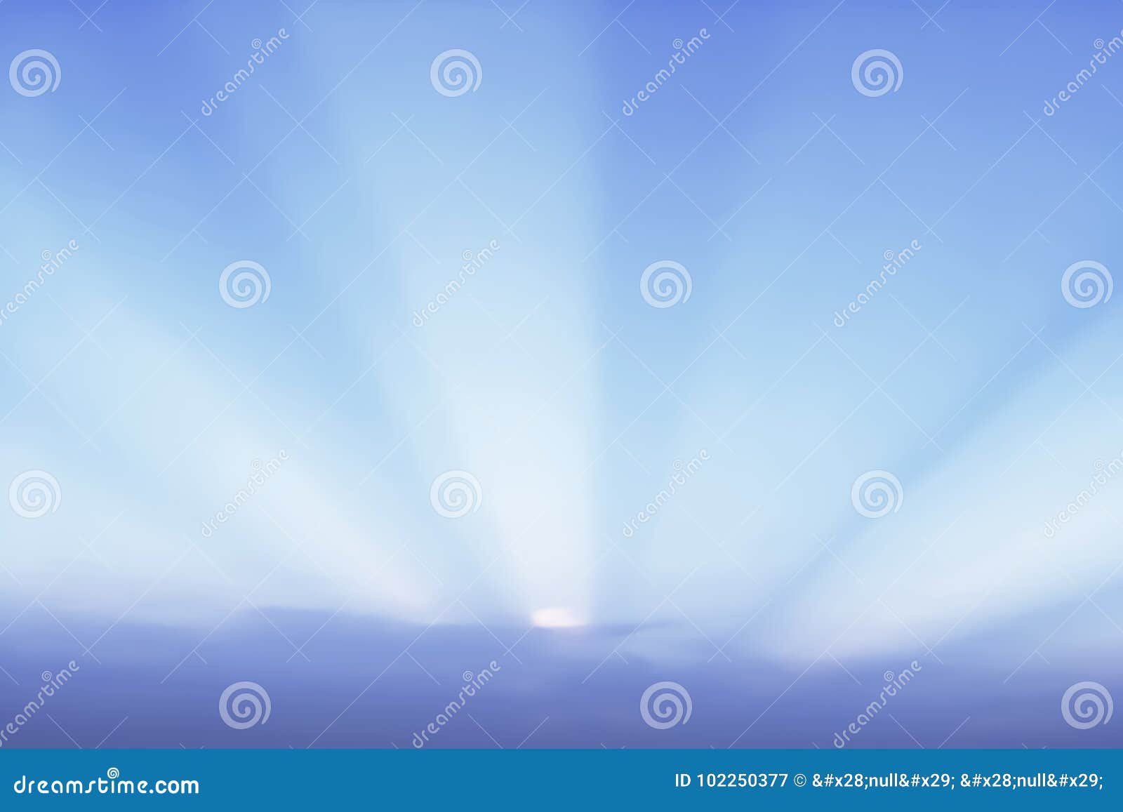 The Power of Sunlight , the Blue Sky and the Clouds. Stock Image ...