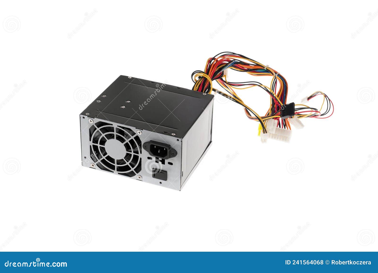 Power Supply Box for PC Computer Stock Photo - Image of cable, supply ...
