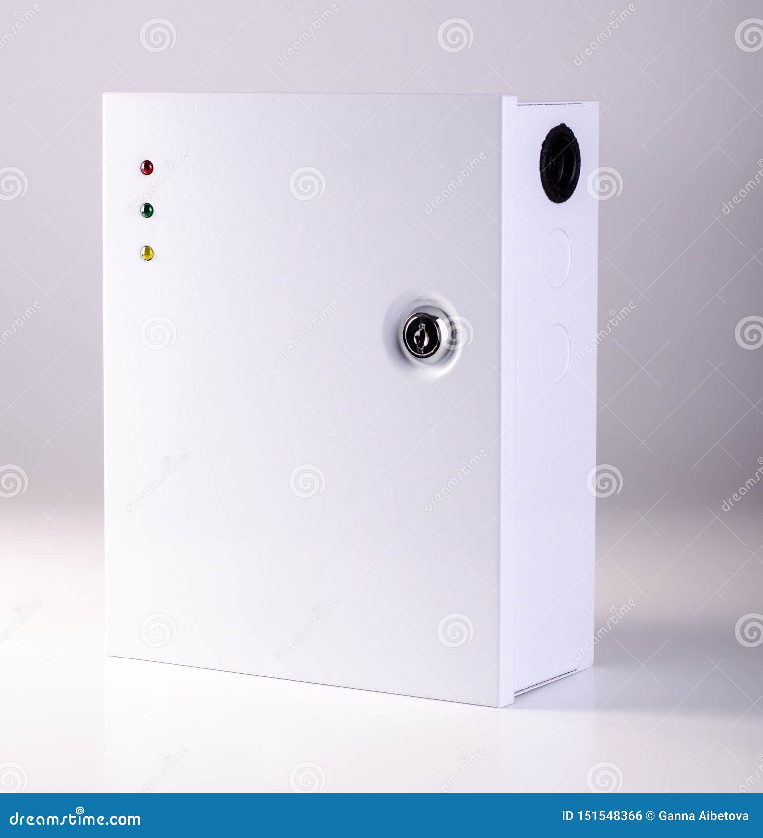 Power Supply Box on a White Background Stock Photo - Image of control ...