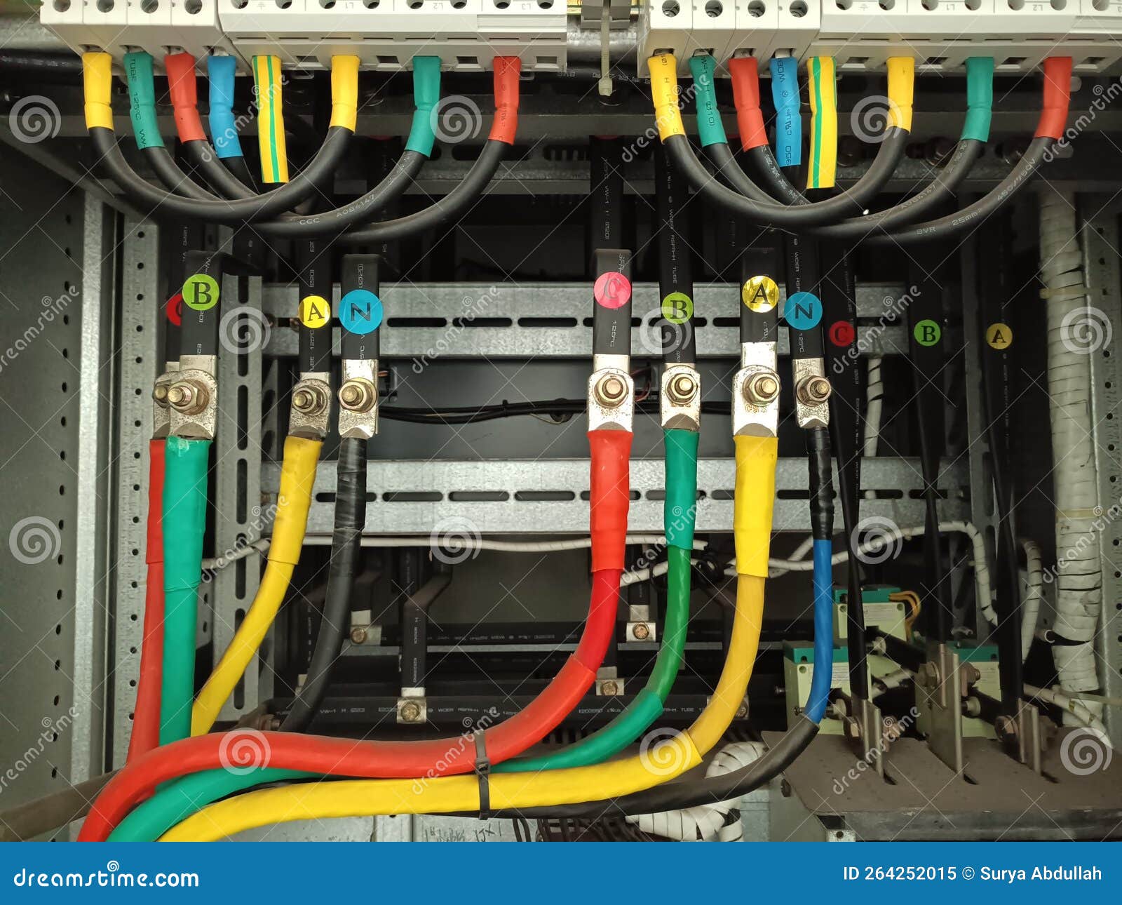 Power Supply and Distribution Cable Stock Image - Image of supply ...