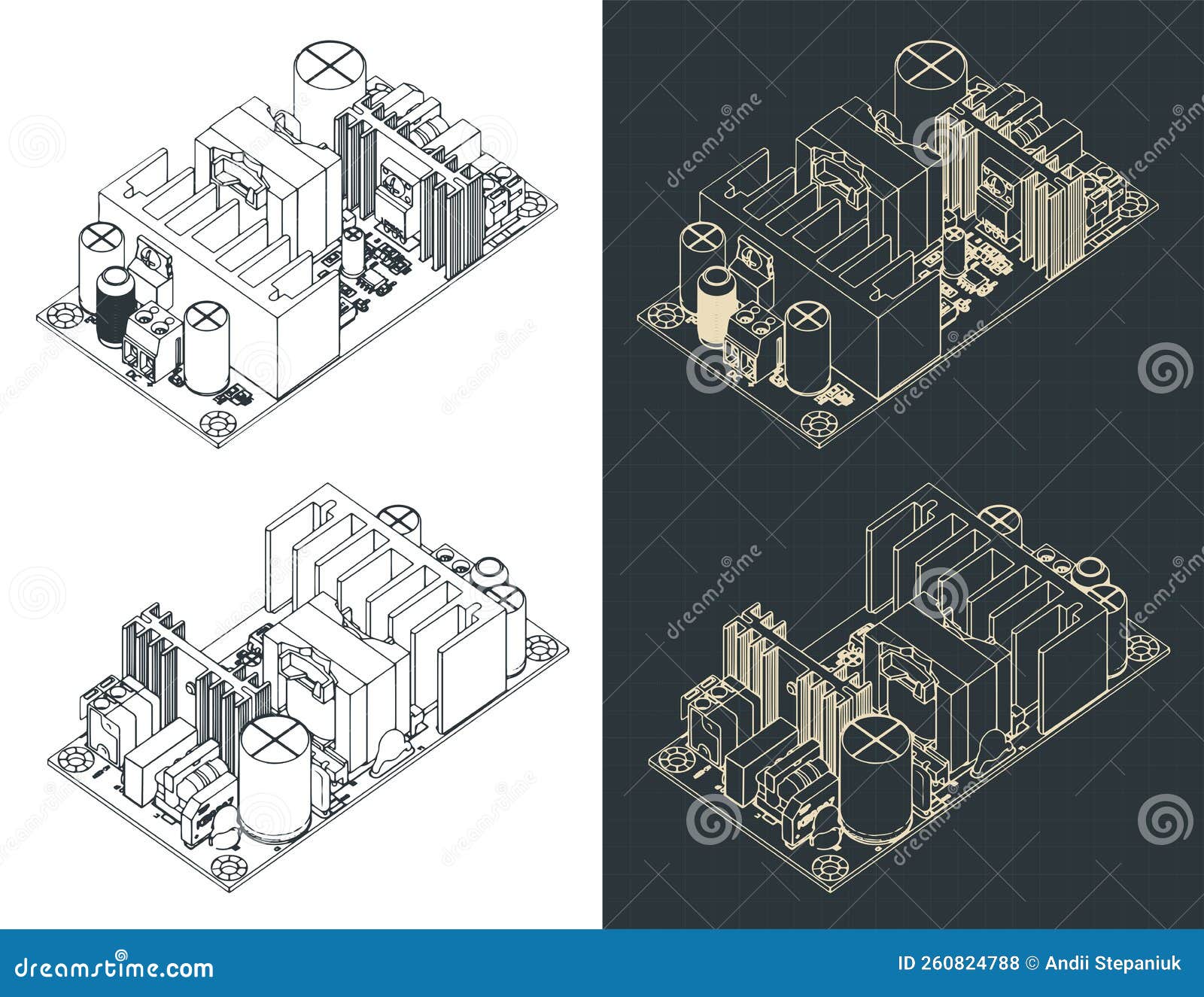 Plc Module Isometric Designed Simple Vector Illustration ...