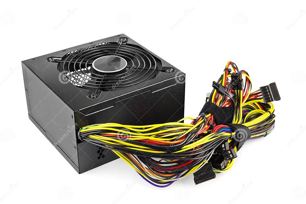 Power supply unit stock photo. Image of wire, components - 27059616