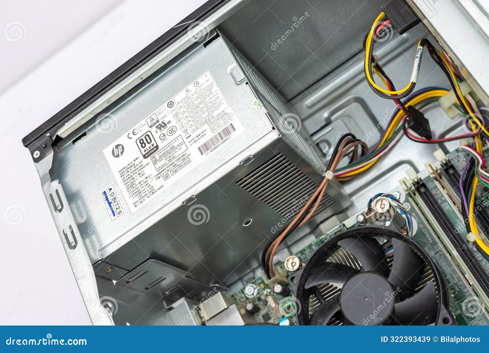 Inside Desktop PC Gaming On Working Mode Stock Photo | CartoonDealer ...