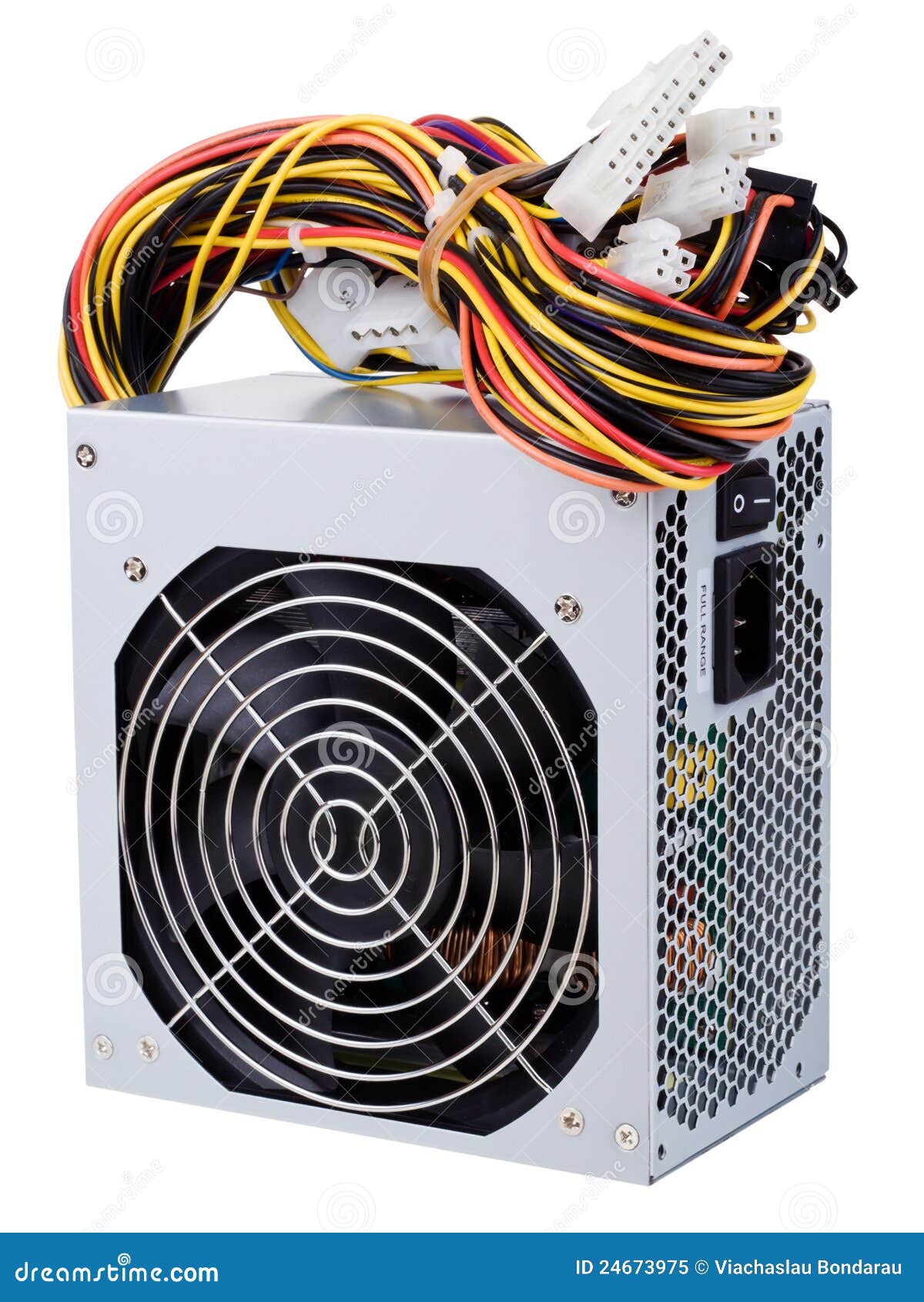 The Power Supply Unit of Personal Computer Stock Image - Image of ...