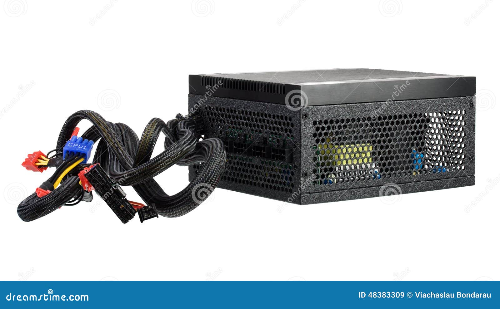 The Power Supply Unit of Personal Computer Stock Image - Image of ...