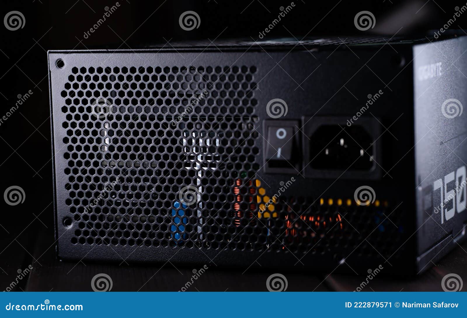 Power Supply Unit from a Personal Computer Stock Image - Image of chip ...