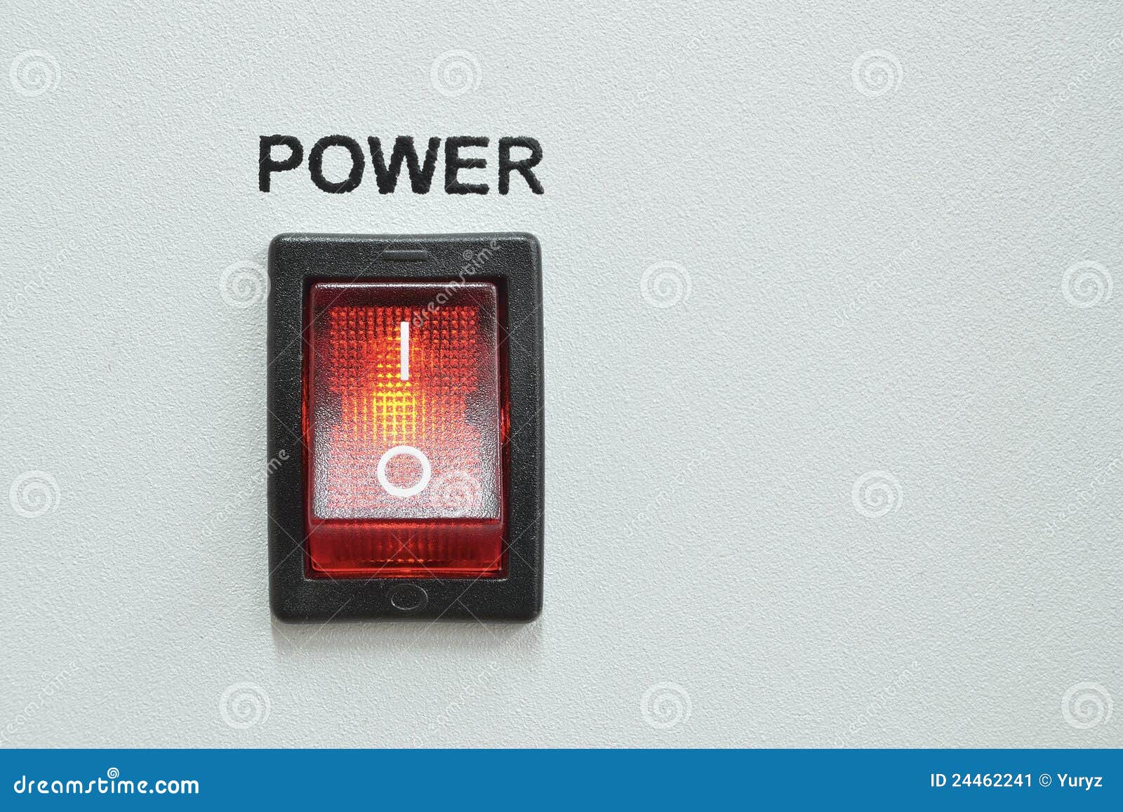Power switch stock image. Image of turn, push, light - 24462241
