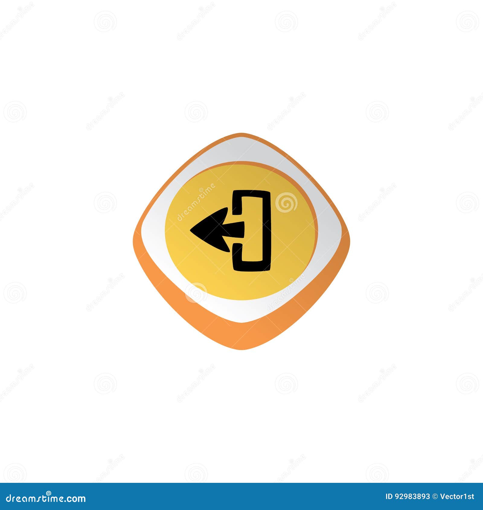 Power Switch Glossy Color App Icon Button Game Asset Theme Stock Vector ...