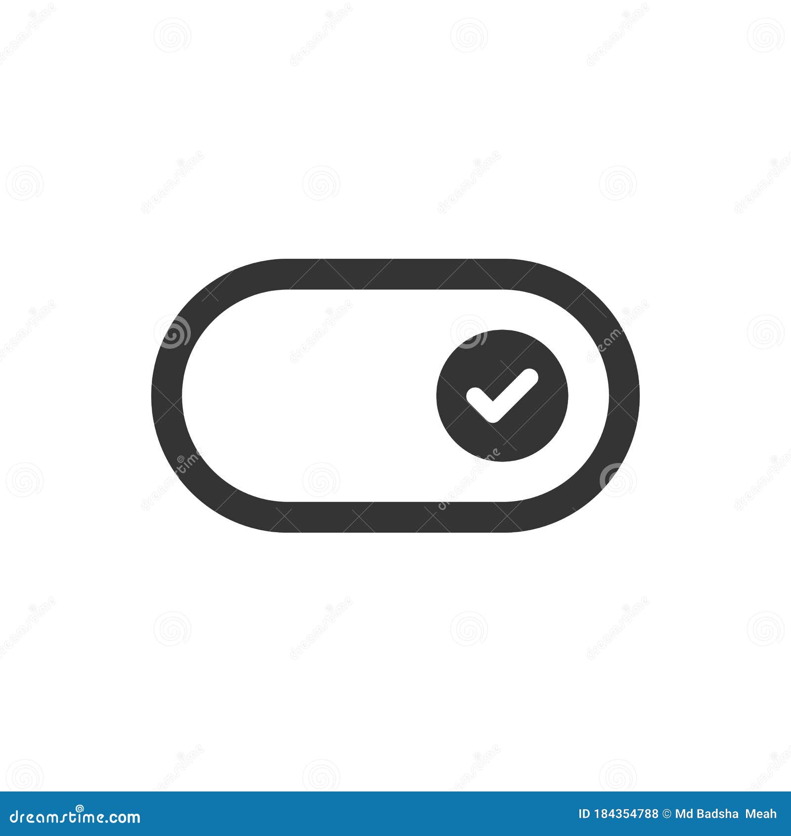 Power Switch Icon stock vector. Illustration of icon - 184354788