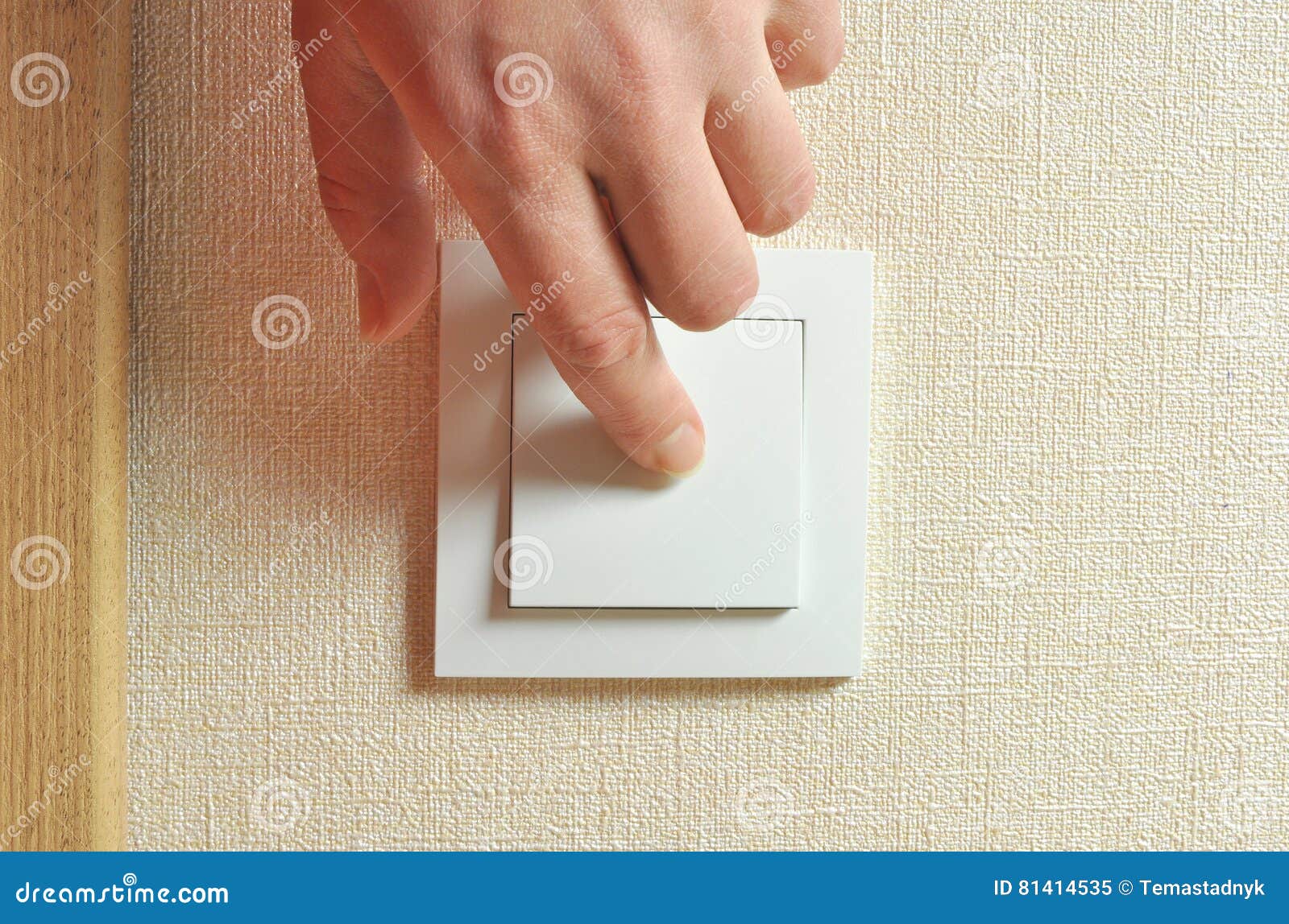 Power switch turned on off stock image. Image of electric - 81414535